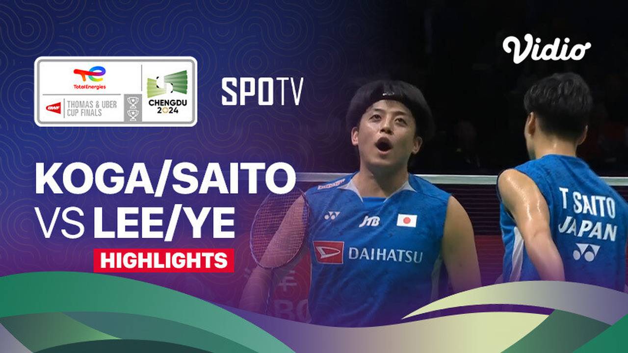 Akira Koga/Taichi Saito (JPN) vs Lee Yang/Ye Hong Wei (TPE ...