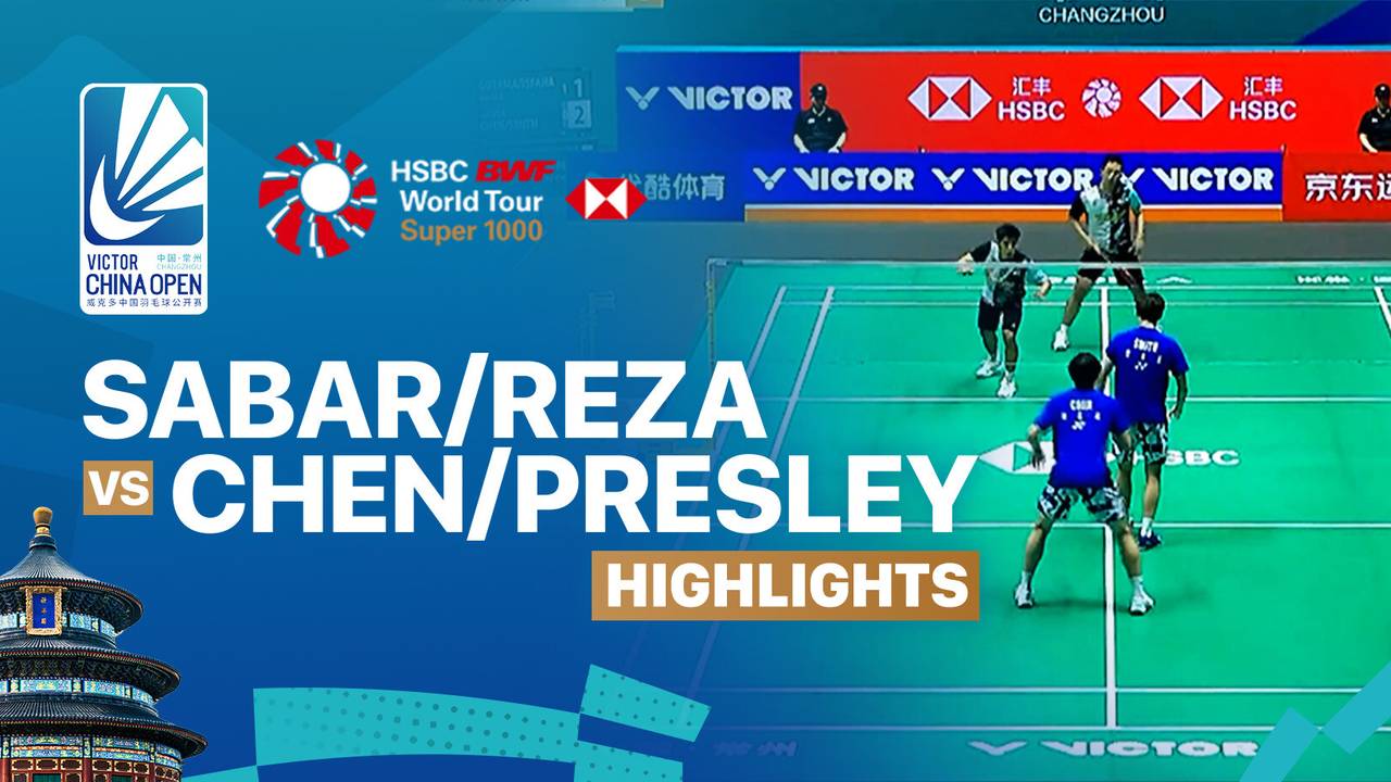 Sabar Karyaman Gutama/Moh Reza Pahlevi Isfahani (INA) vs Chen Zhi Yi ...