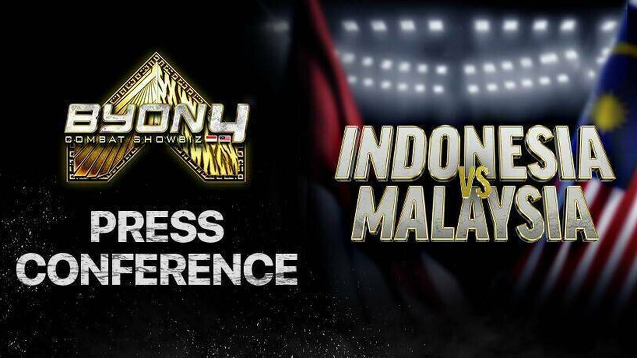 Press Conference Byon Combat Showbiz Vol. 4: Indonesia vs Malaysia