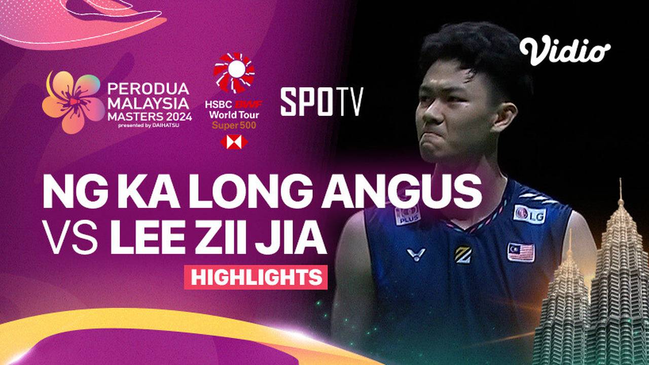Ng Ka Long Angus (HKG) vs Lee Zii Jia (MAS) - Highlights | Perodua ...