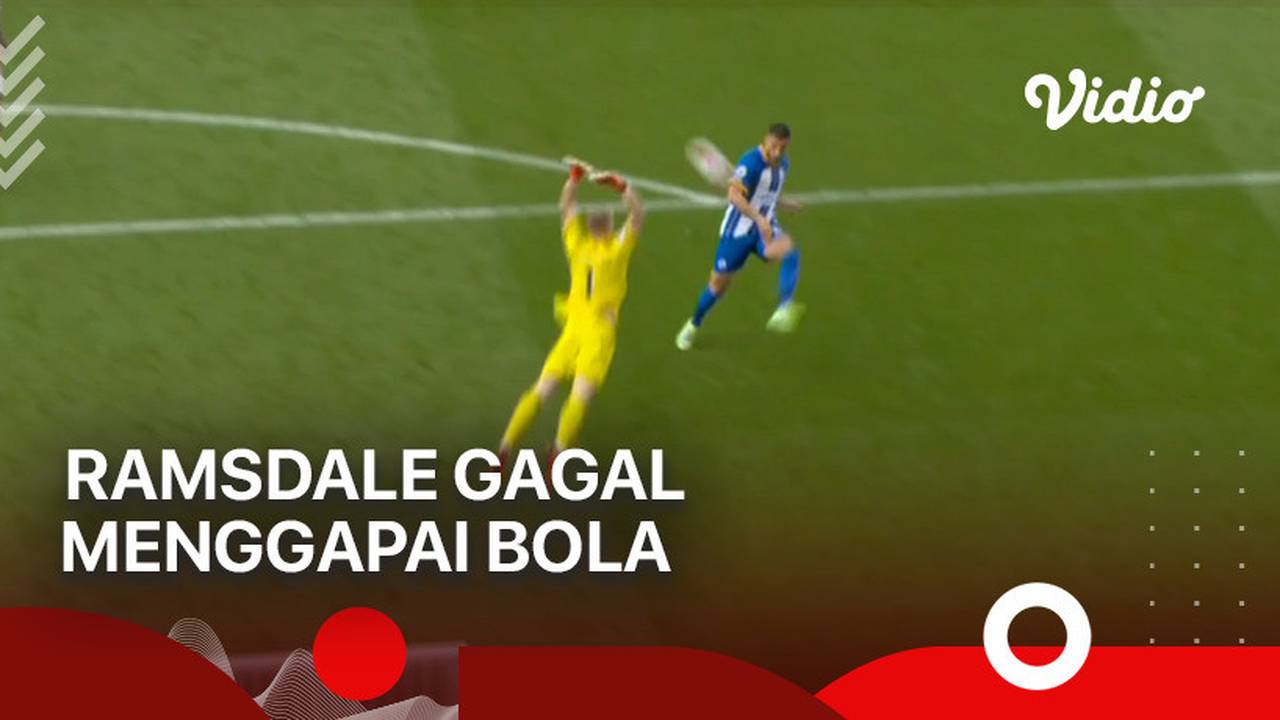Ramsdale Diperdaya Sama Tendangan Deniz Undav | Arsenal vs Brighton | 14/05/23 | Premier League ...