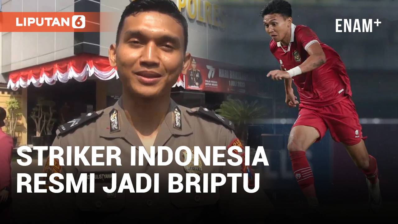 Striker Timnas Indonesia Dendy Sulistyawan Naik Pangkat Jadi Briptu - LiputanEnam | Vidio