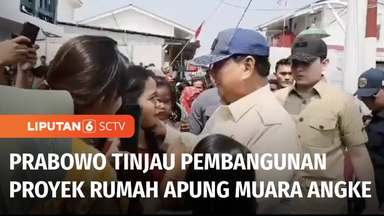 Prabowo Subianto Tinjau Pembangunan Proyek Rumah Apung dan Lapangan ...