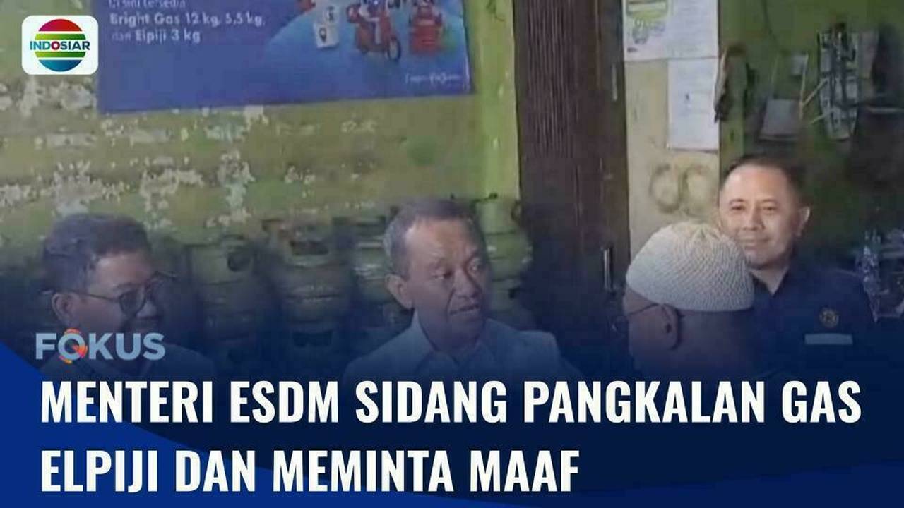 Polemik Pembelian Gas Elpiji 3 Kg, Menteri ESDM Sidak Pangkalan | Fokus ...