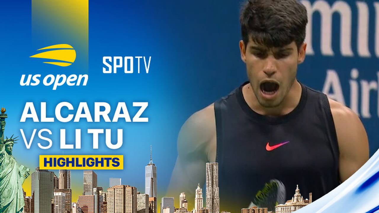 Men's Singles - Carlos Alcaraz (ESP) vs Li Tu (AUS) - Highlights | US ...