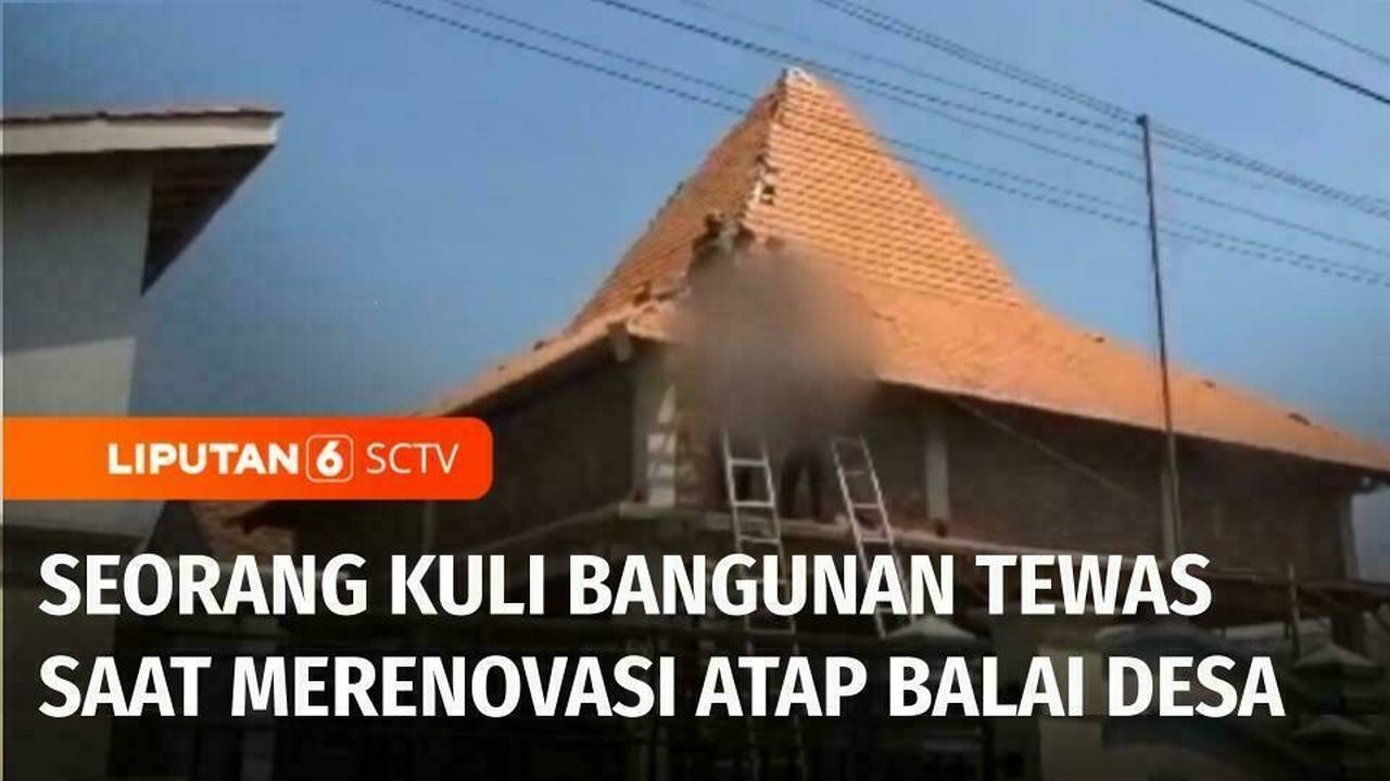 Seorang Kuli Bangunan Tewas Saat Merenovasi Atap Balai Desa di Pasuruan ...