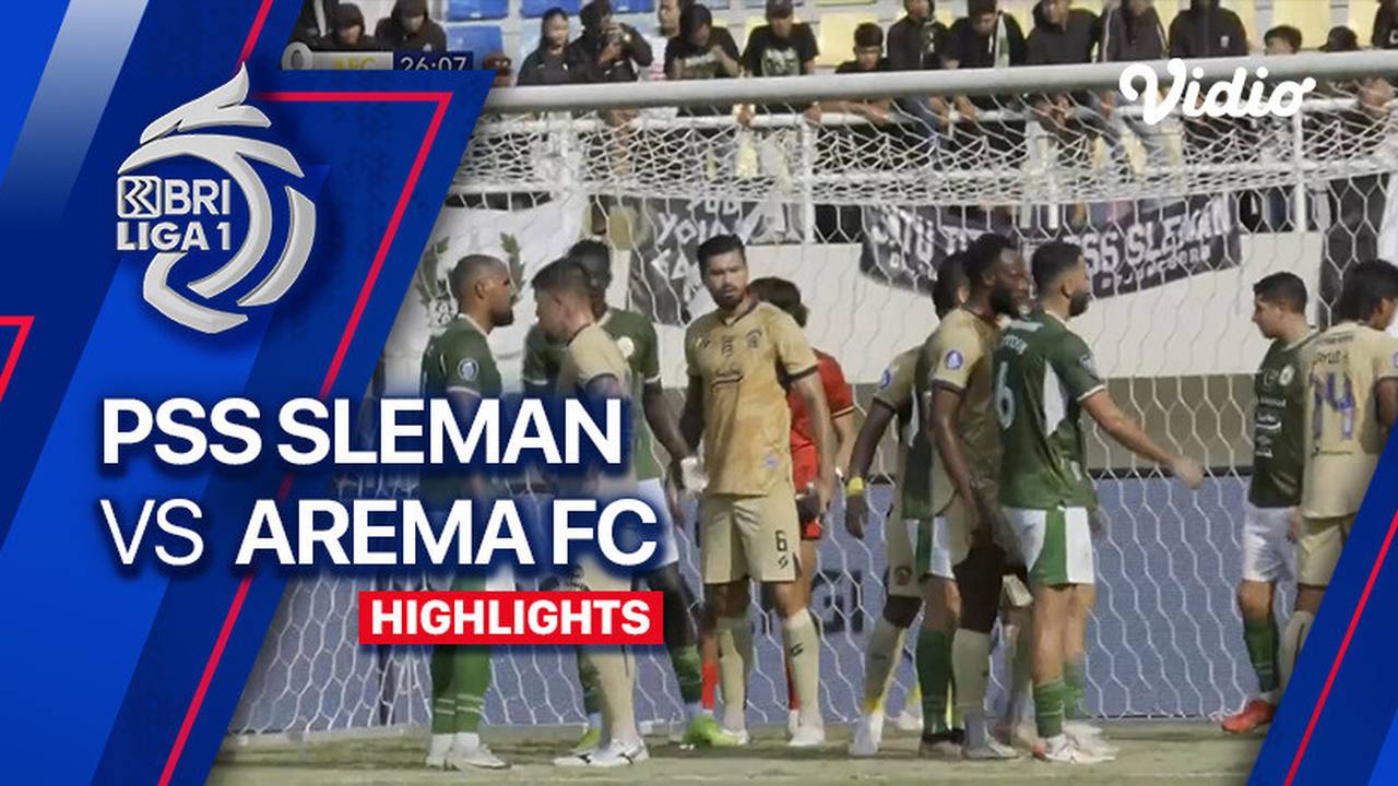 PSS Sleman vs Arema FC - Highlights | BRI Liga 1 2023/24