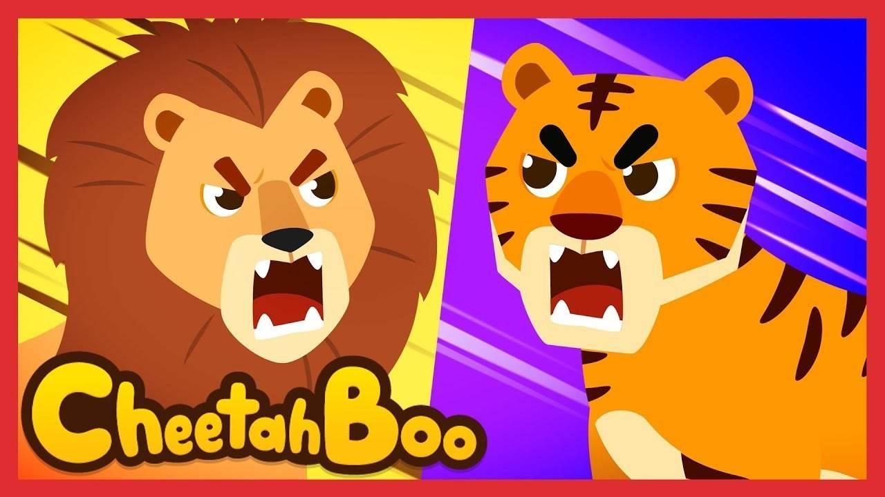 Cheetahboo - Animal Songs - Lion and Tiger (2023) | Vidio