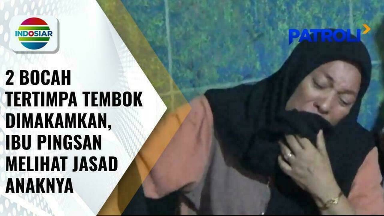 Pilu! Duka Keluarga Saat Pemakaman Dua Bocah Tertimpa Tembok Ambruk di ...