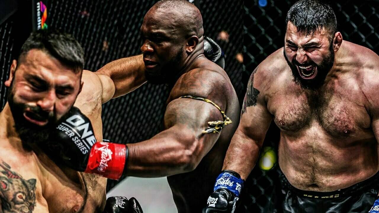 Terrifying Heavyweight Power Iraj Azizpour vs. Ismael Londt | Vidio