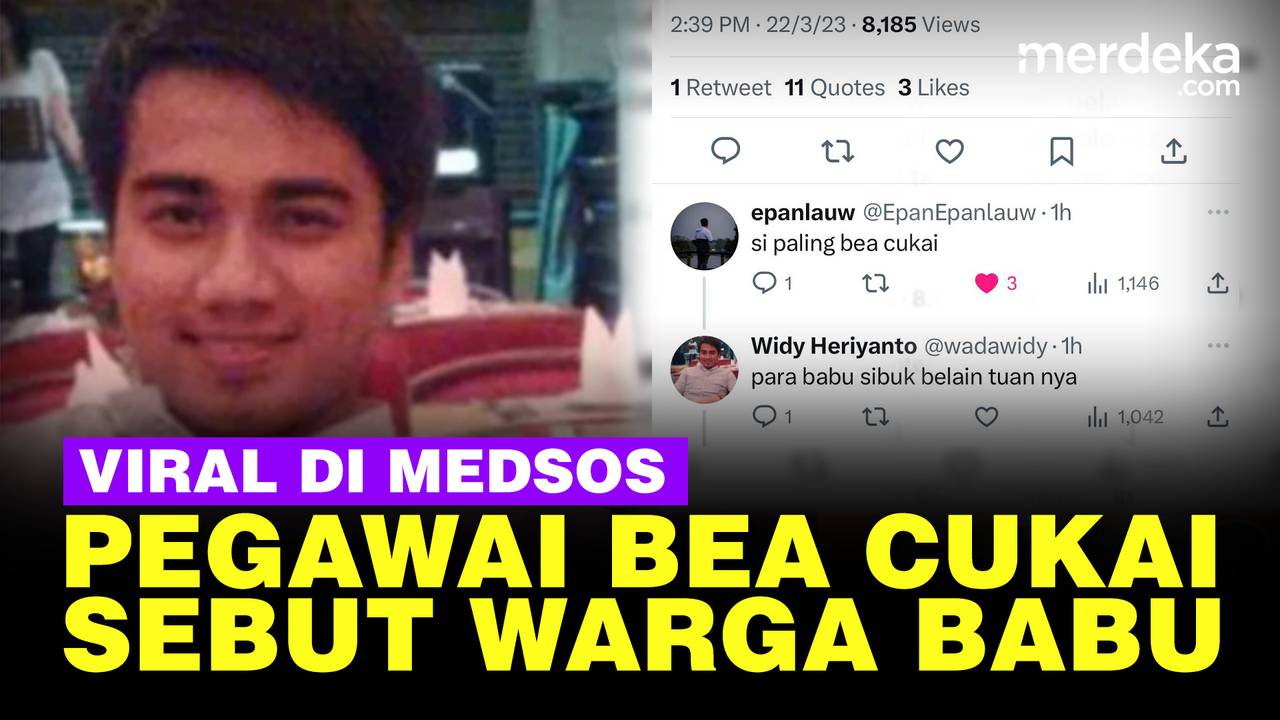 Viral Pegawai Bea Cukai Sebut Warga Babu dan Bacot, Kemenkeu Langsung Semprot! - merdeka | Vidio