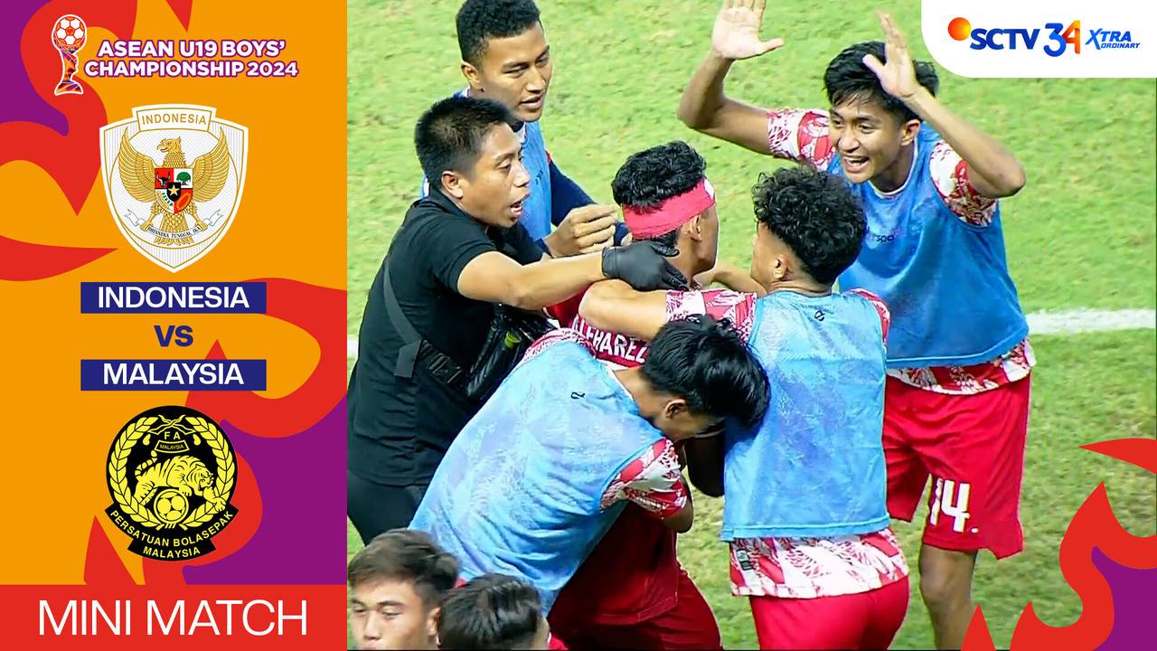 Indonesia vs Malaysia - Mini Match | Asean Boys Championship U19 2024 | Vidio