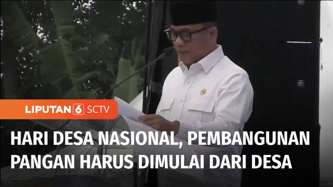 Hari Desa Nasional 2025: Pembangunan Pangan Harus Dimulai dari Desa ...