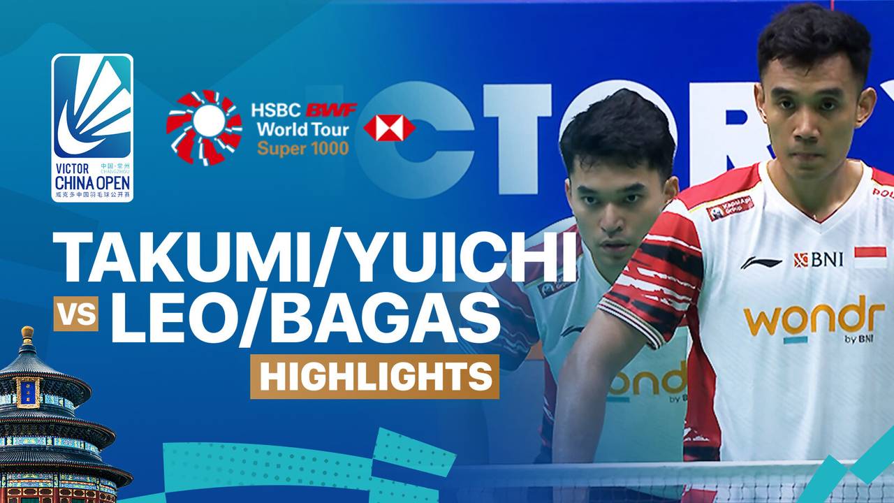 Takumi Nomura/Yuichi Shimogami (JPN) vs Leo Rolly Carnando/Bagas ...