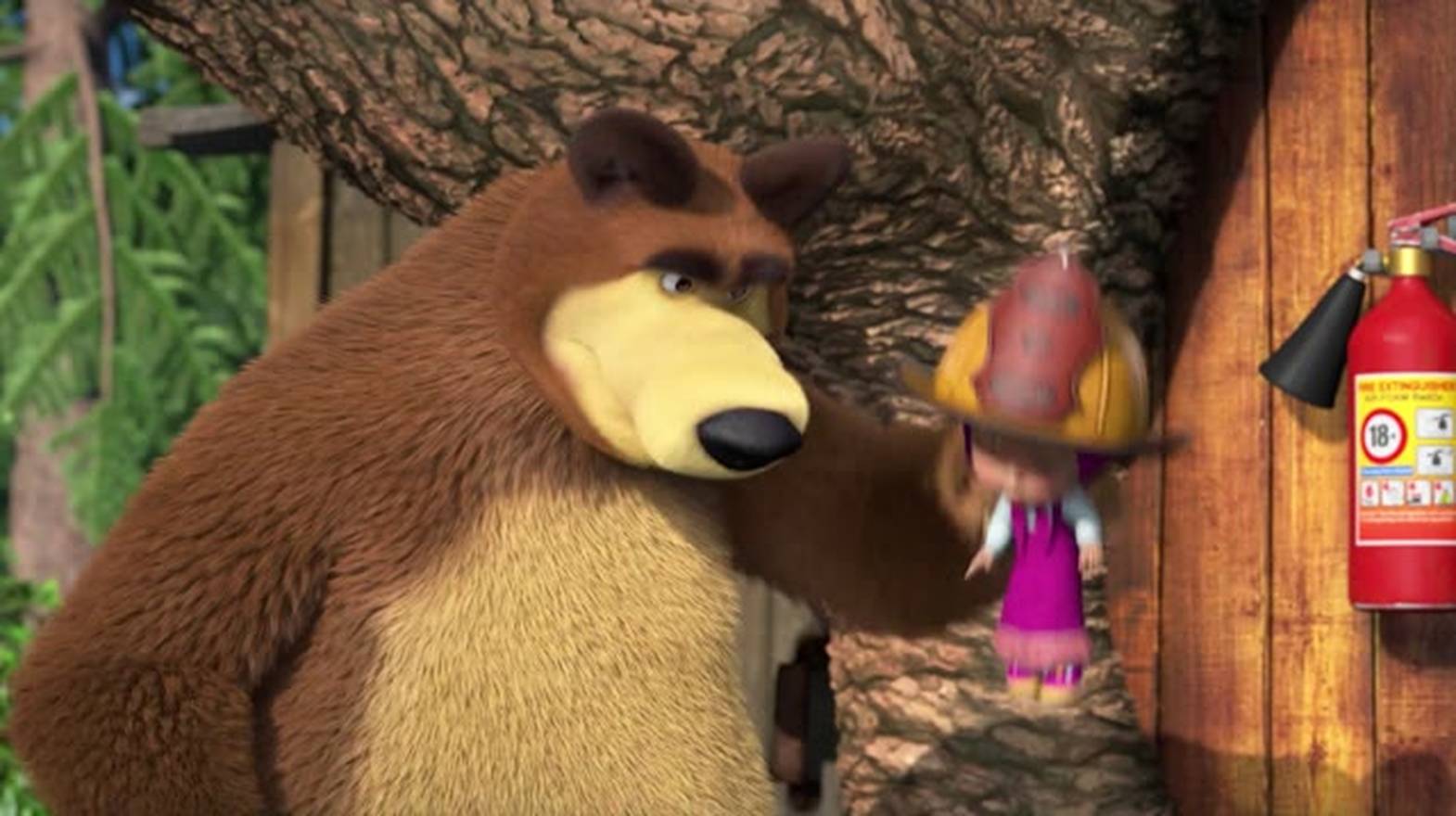Masha and The Bear - Ep 108 - Firefighter of the Day (2021) | Vidio