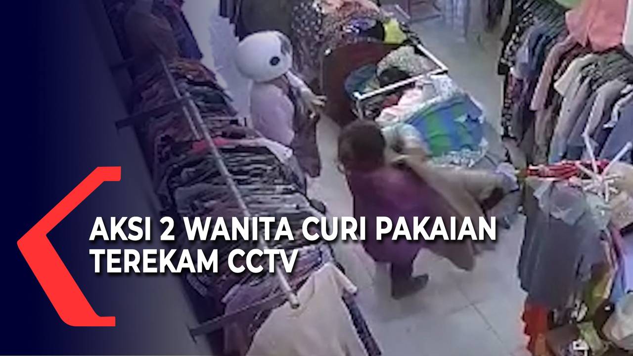 Aksi Emak-Emak Curi Pakaian Terekam CCTV - Kompas TV | Vidio