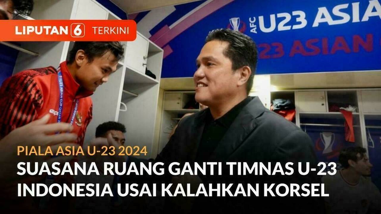 Suasana Ruang Ganti Timnas Indonesia Usai Kalahkan Korsel Di Piala Asia U-23 Qatar | Liputan 6 ...