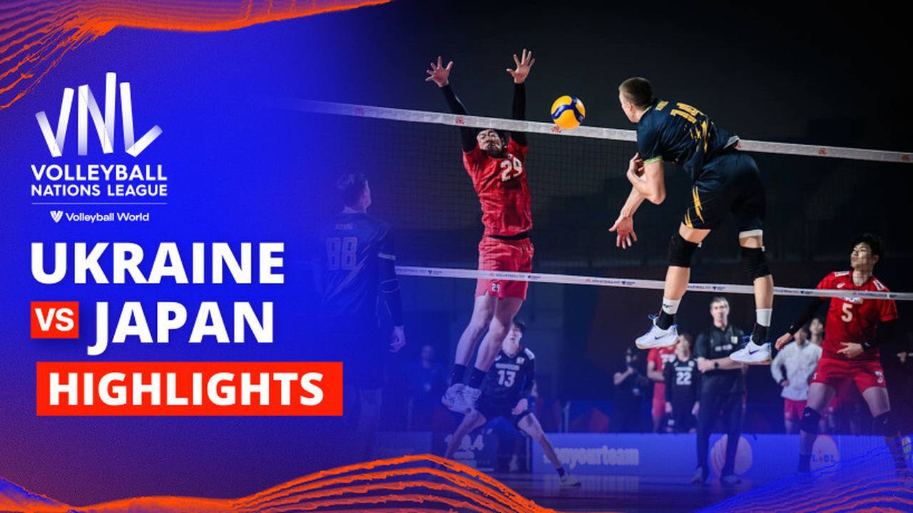 Men: Ukraine vs Japan - Highlight | Volleyball Nations League 2025 | Vidio