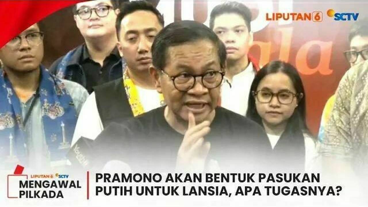 Pramono Anung Siapkan Pasukan Putih untuk Bantu Lansia di Bidang Kesehatan | Liputan 6 - SCTV ...