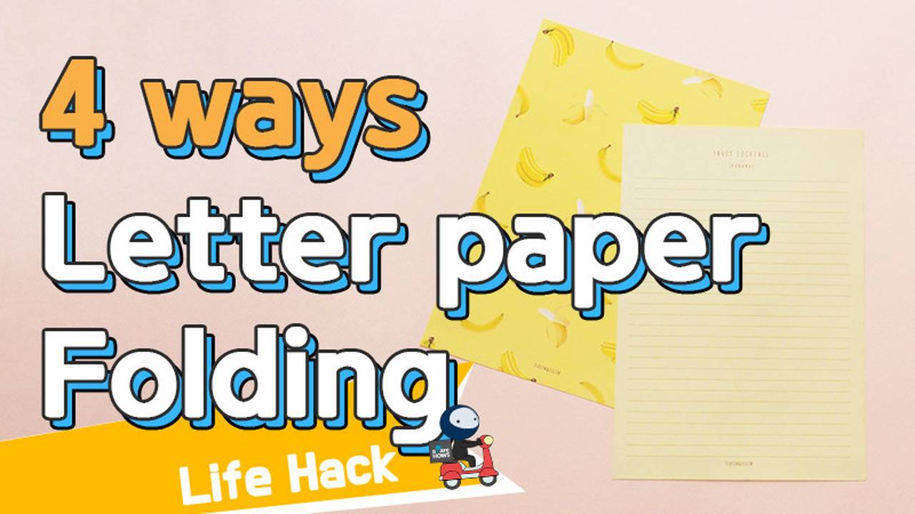 [DIY] Another 4 Ways Letter Paper Folding | Vidio