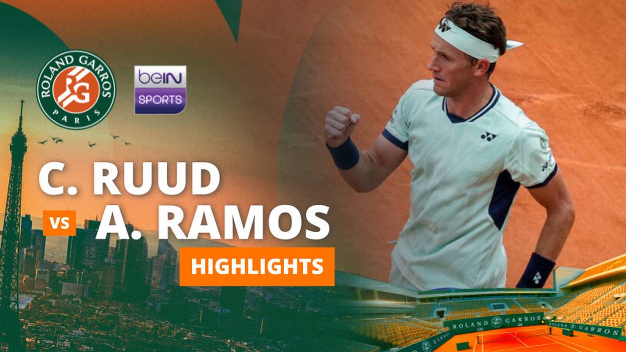Casper Ruud vs Albert Ramos-Vinolas - Highlights | Roland Garros 2025 | Vidio