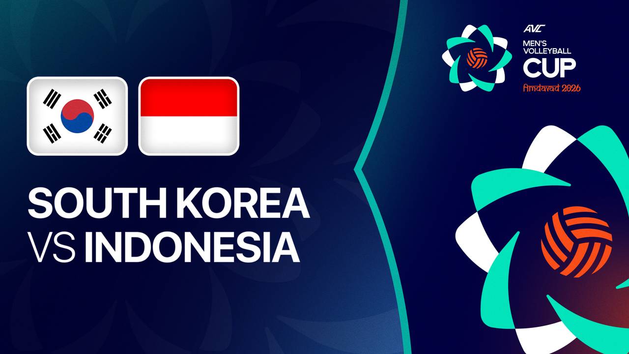 South Korea vs Indonesia - Full Match | AVC Men's Cup 2026