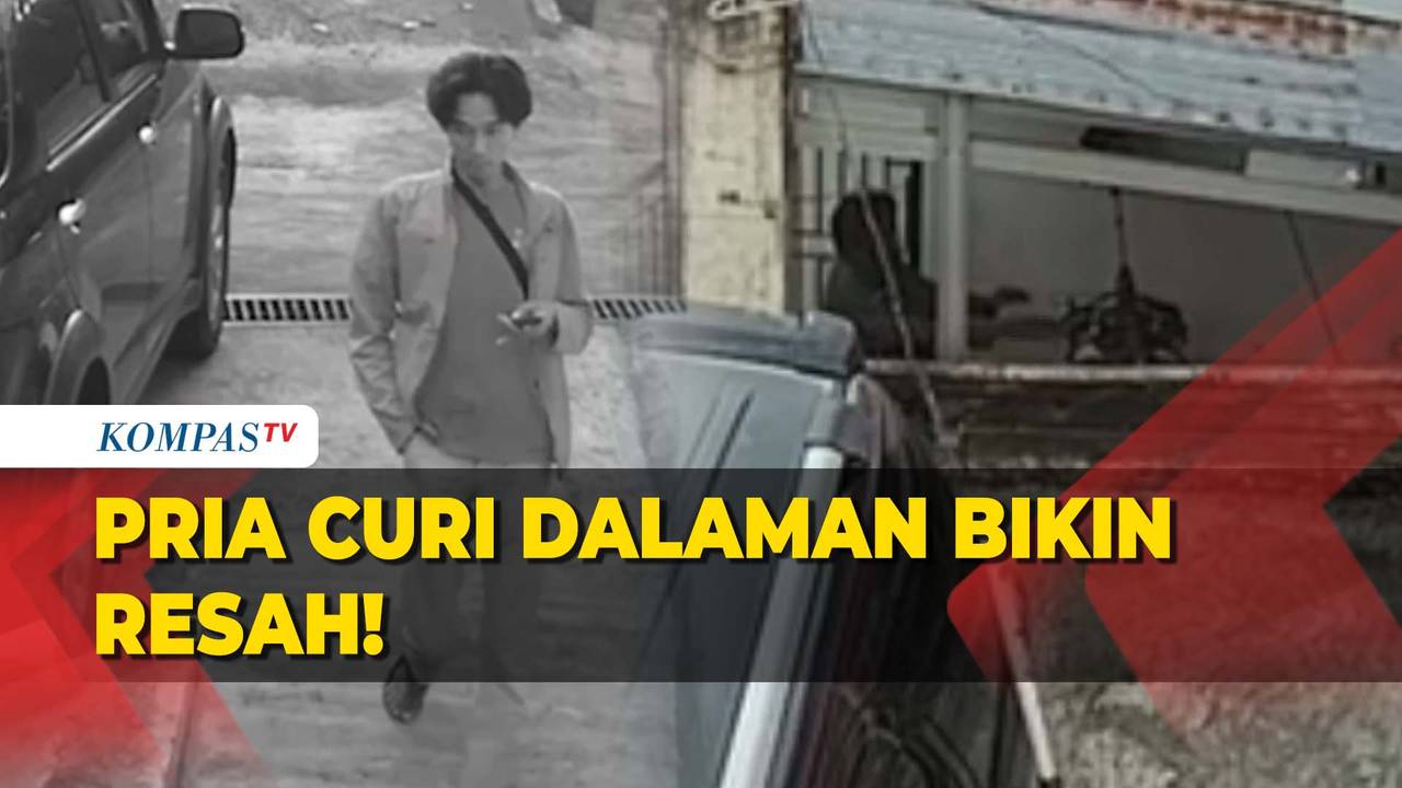 Pria Ini Terekam CCTV saat Curi Pakaian Dalam di Kos-kosan - Kompas TV | Vidio