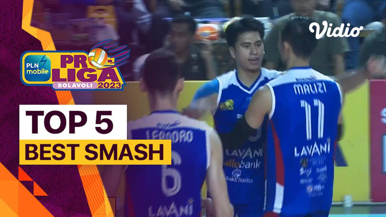 5 Smash Terbaik Pekan 10 | PLN Mobile Proliga 2023 | Vidio