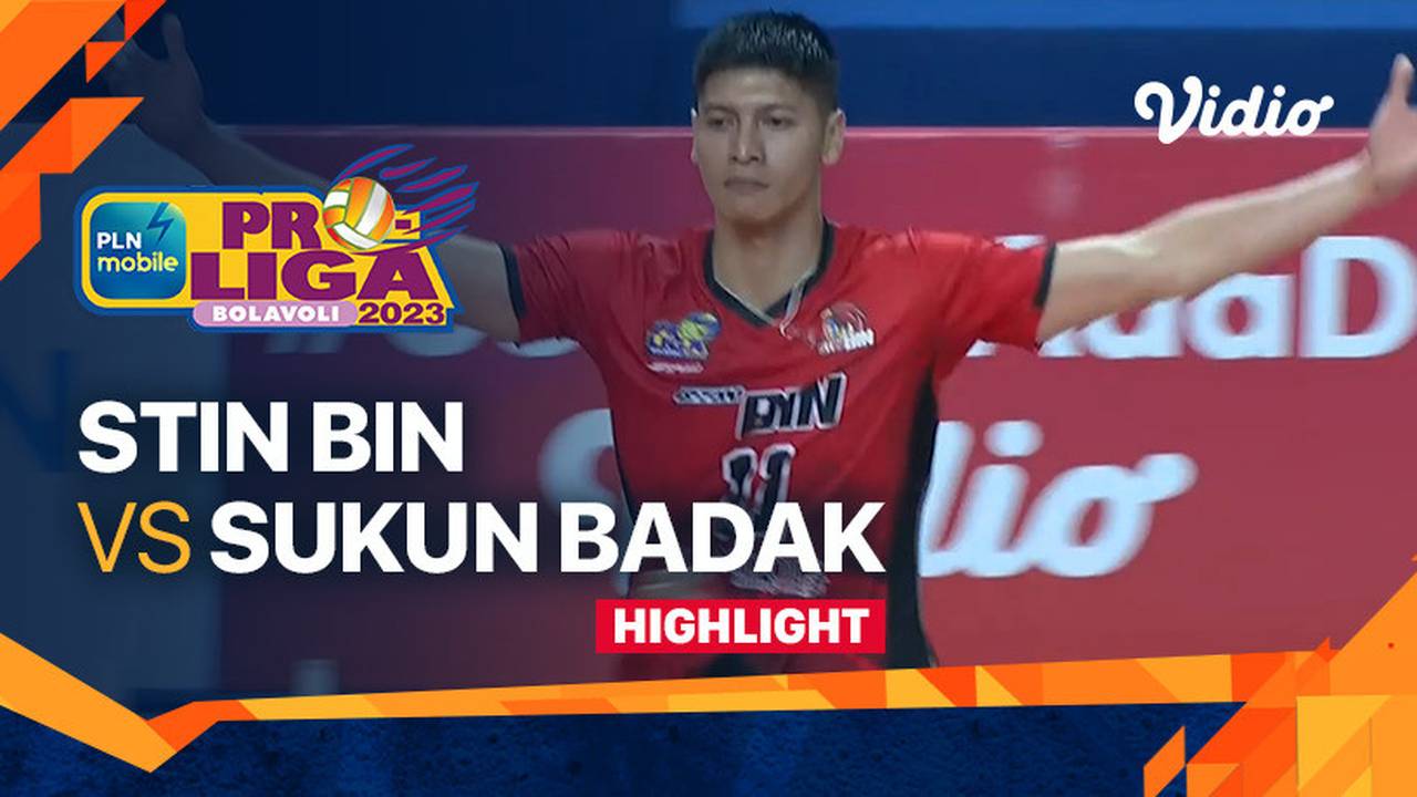 Highlights | Jakarta STIN BIN vs Kudus Sukun Badak | PLN Mobile Proliga Putra 2023 | Vidio