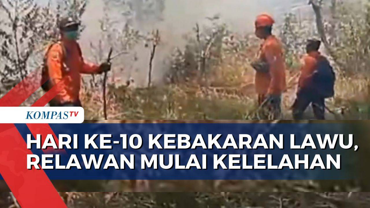 Api Gunung Lawu Tak Kunjung Padam, Sukarelawan yang Kelelahan Berharap ...