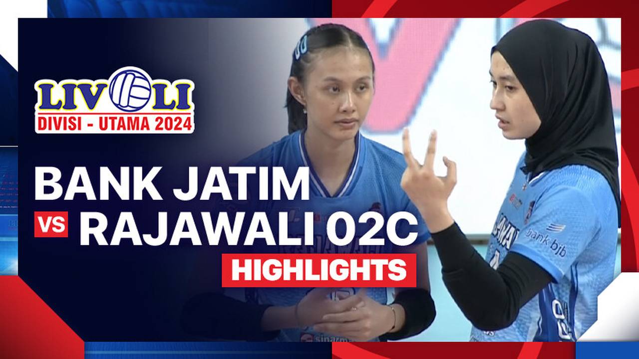 Putri: Bank Jatim vs Rajawali O2C - Putaran 2 - Highlights | Livoli Divisi Utama 2024 | Vidio