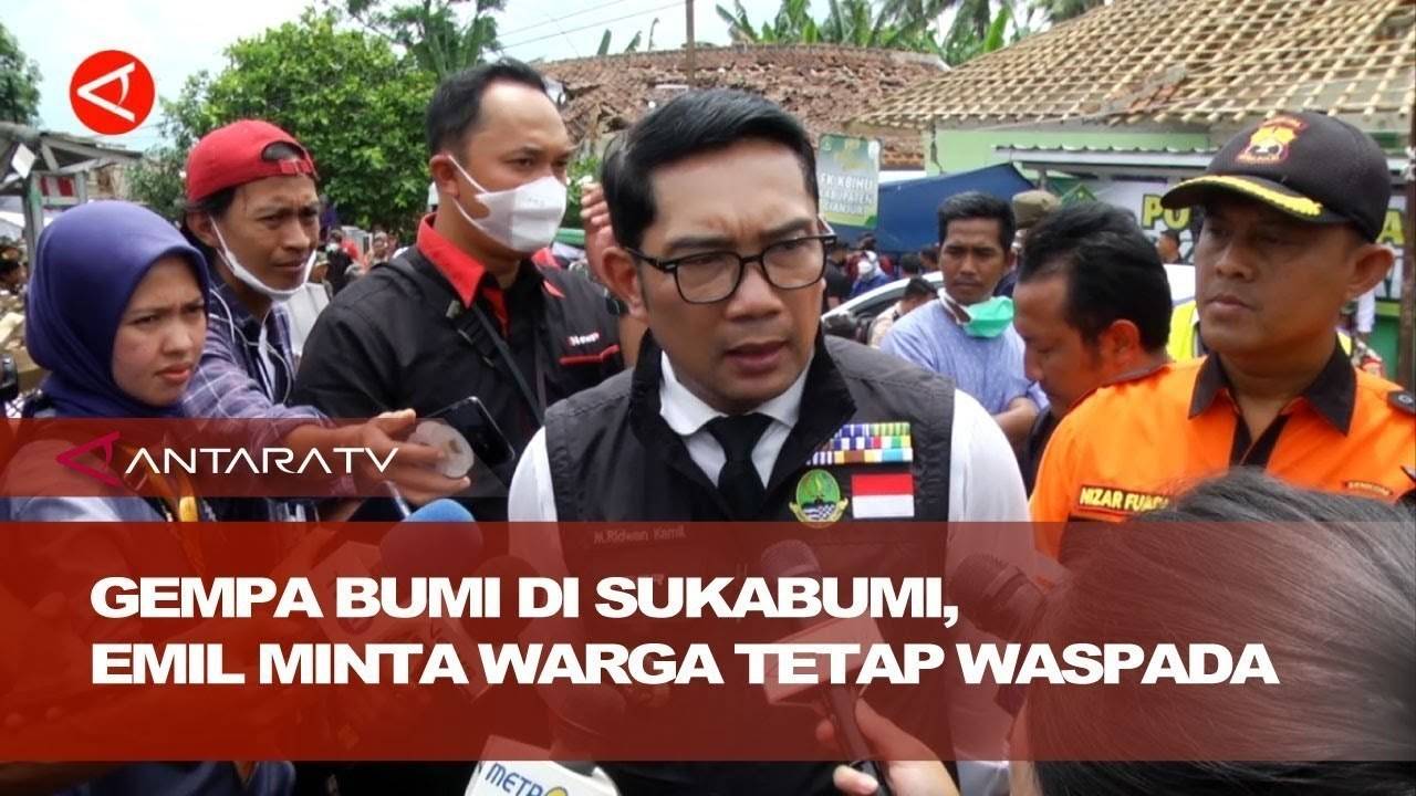 Gempa bumi guncang Sukabumi, Emil minta warga tetap waspada - Antara ...
