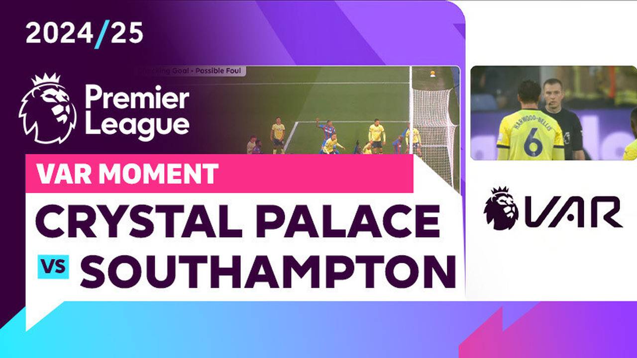 Momen VAR | Crystal Palace vs Southampton | Premier League 2024/25 | Vidio