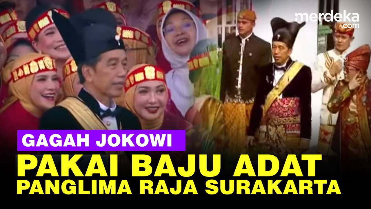 Jokowi Pakai Baju Adat Panglima Tertinggi Raja Surakarta di Istana ...