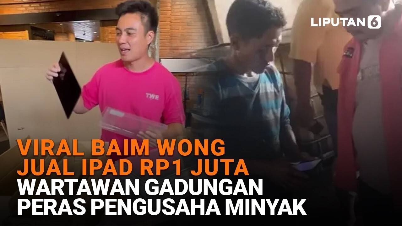 Viral Baim Wong Jual iPad Rp1 Juta, Wartawan Gadungan Peras Pengusaha ...