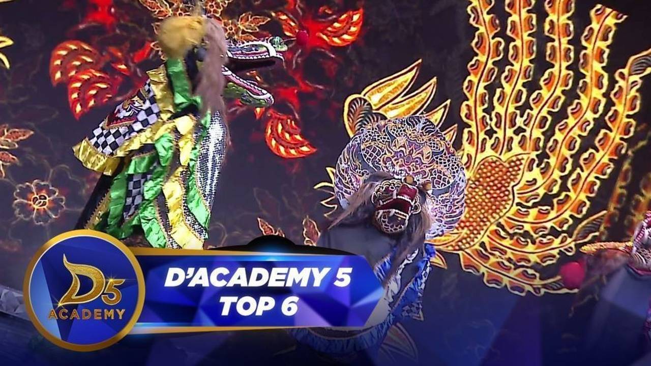 Meriah!!! Barong Caplok Meliuk Liuk Diatas Panggung | D'Academy 5 | Vidio