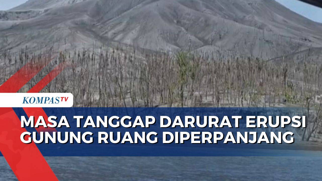 Masa Tanggap Darurat Erupsi Gunung Ruang Diperpanjang hingga 10 Juni ...
