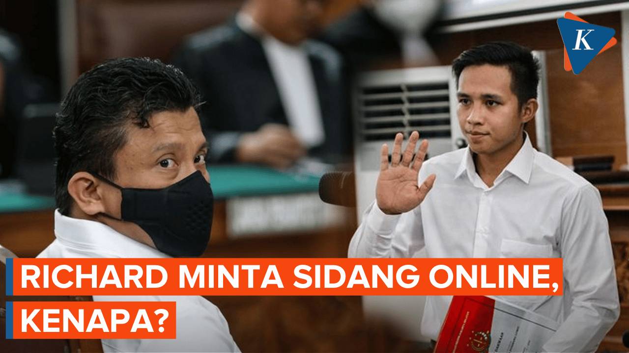Mengapa Bharada Richard E Minta Bersaksi Secara Online di Sidang Ferdy ...