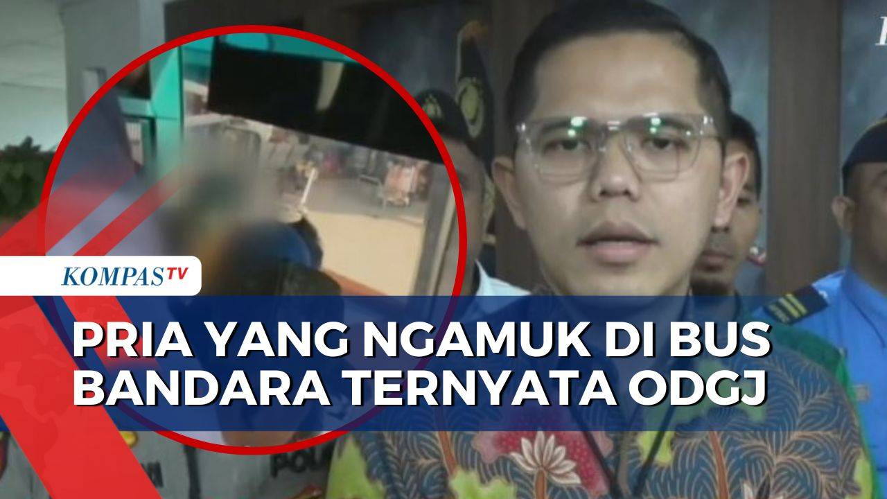 Viral Pria Ngamuk di Bus Bandara Soetta, Polisi: Pelaku Punya Riwayat ...