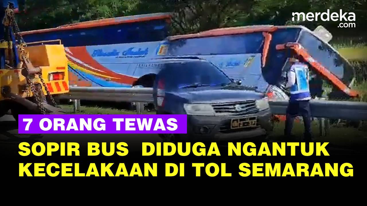 Bus Rosalia Indah Kecelakaan di Tol Semarang-Batang 7 Orang Tewas ...