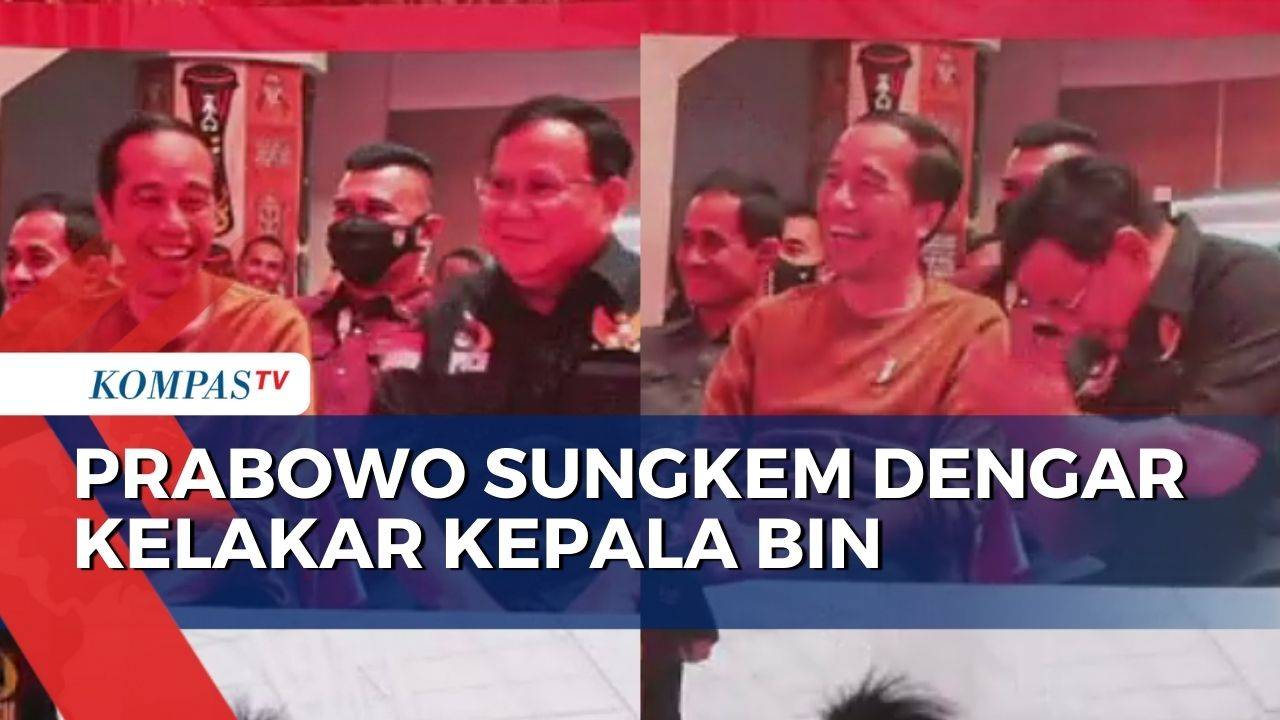 Dengar Kelakar Kepala BIN, Prabowo Sungkem ke Jokowi - Kompas TV | Vidio