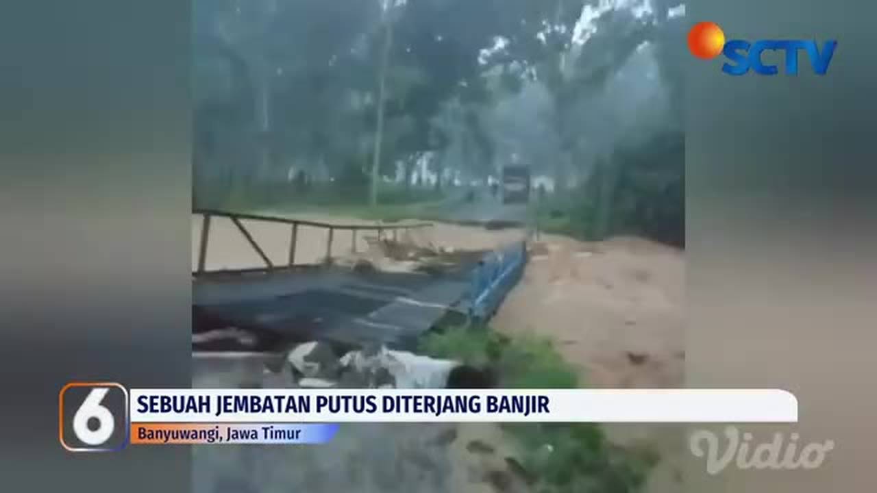 Sungai Kalilo Meluap, Ratusan Rumah Terendam Banjir - SCTV Regional | Vidio