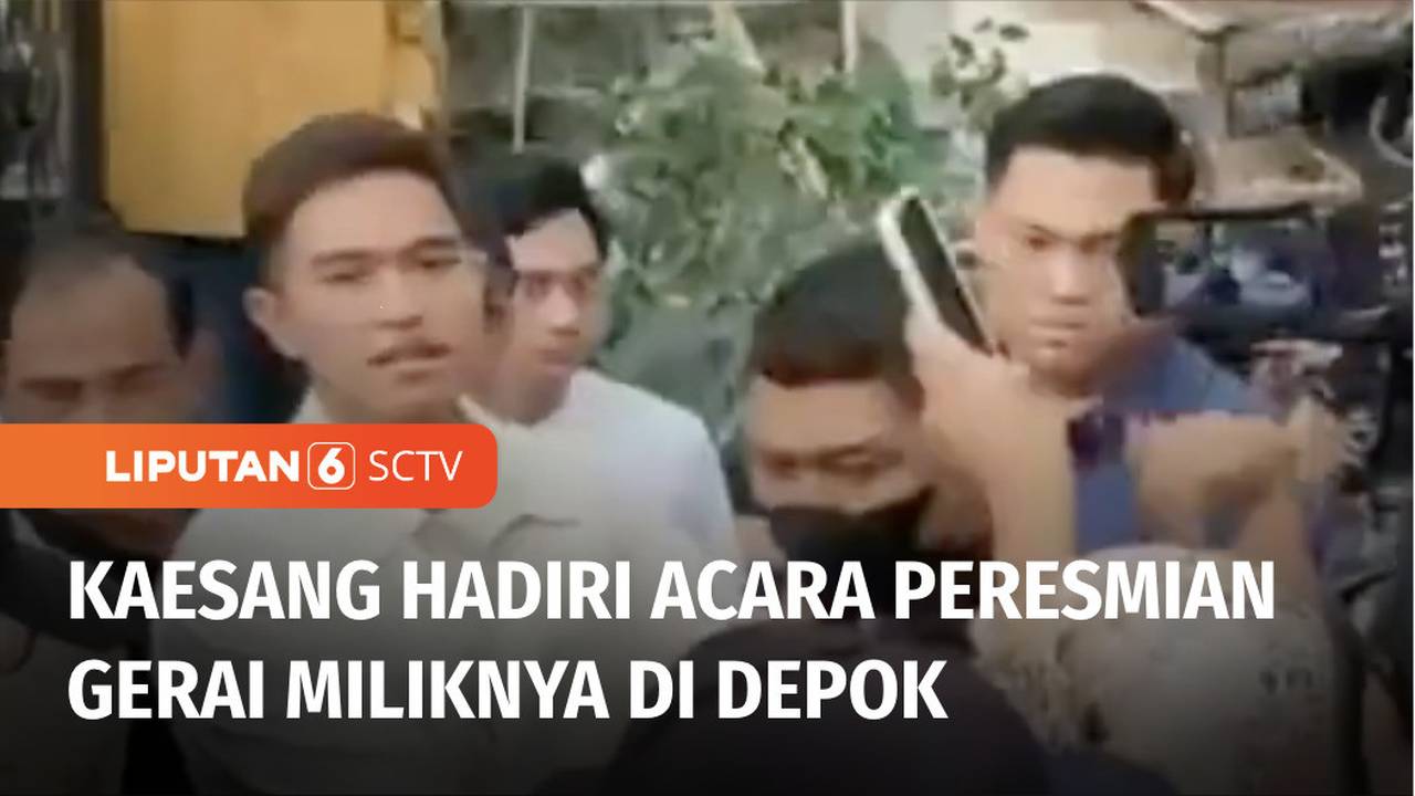 Digadang Maju Pilwalkot, Kaesang Datang ke Depok Buka Gerai Baru Sang ...