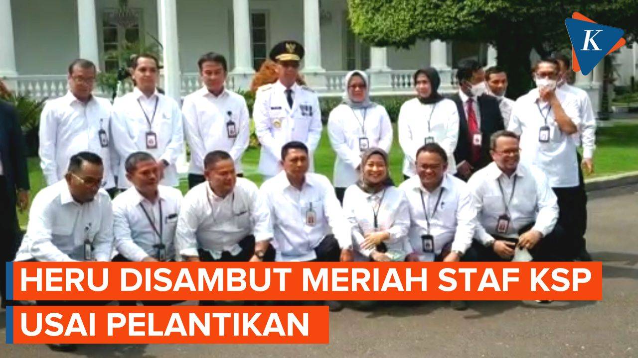 Heru Budi Hartono Disambut Meriah Usai Dilantik Jadi Pj Gubernur DKI ...
