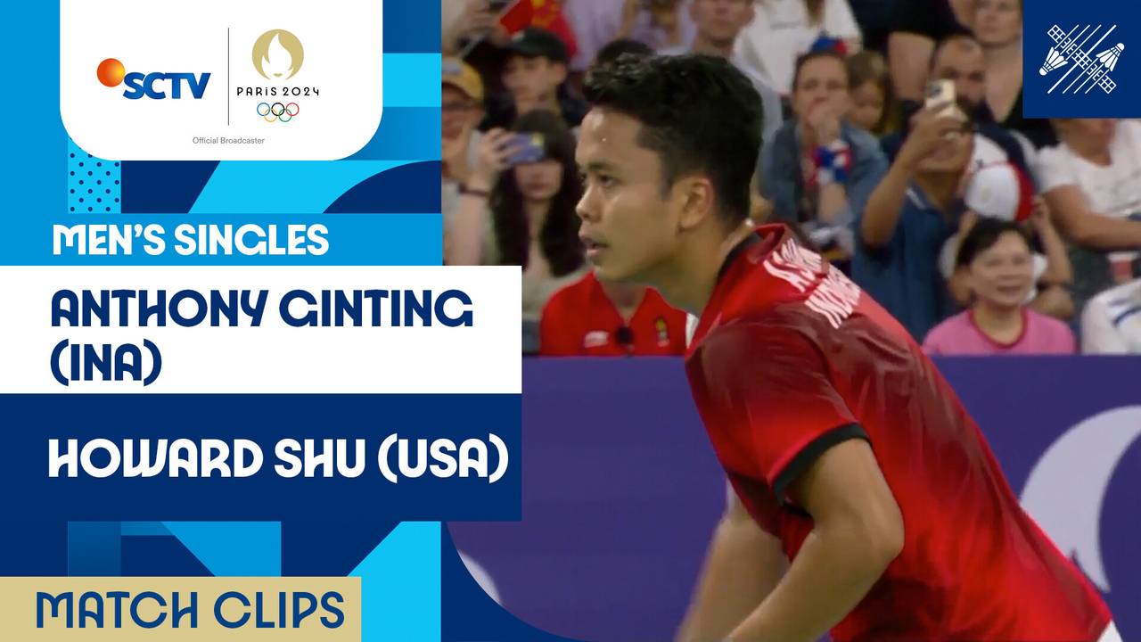 Anthony Sinisuka Ginting (INA) vs Howard Shu (USA) - Match Clips ...