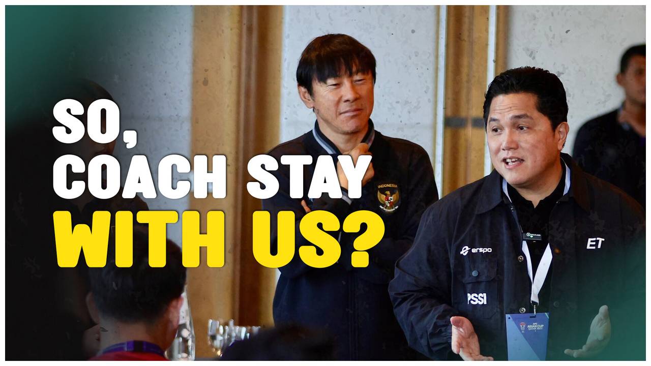 Pesta Ruang Ganti, Erick Thohir Isyaratkan Shin Tae-yong Bertahan di ...