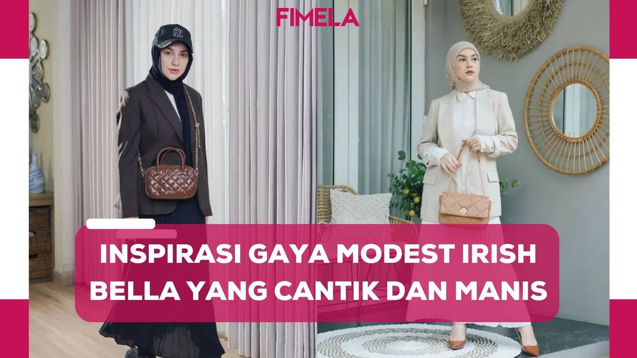 Eksplorasi Gaya Modest Irish Bella yang Kreatif dengan Paduan Cantik ...