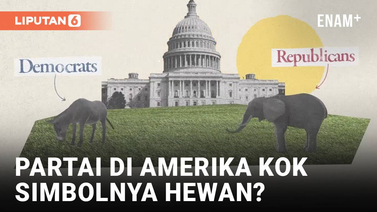 Cerita di Balik Simbol Partai Demokrat dan Partai Republik Amerika ...