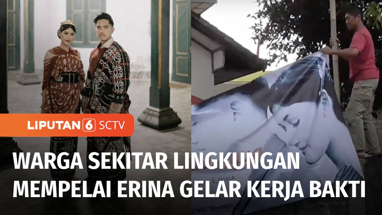 Jelang Pernikahan Kaesang-Erina, Warga Sekitar Rumah Mempelai Wanita ...