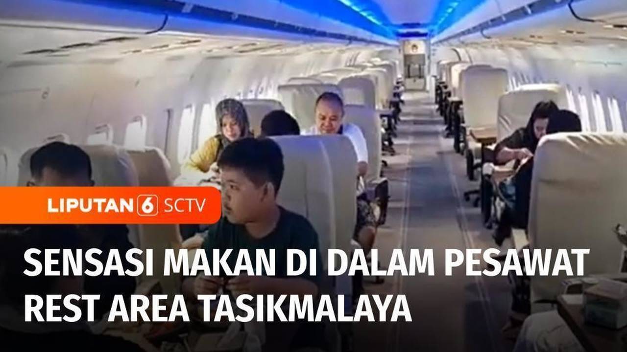 Restoran di Rest Area Tasikmalaya Sajikan Konsep Makan di Dalam Pesawat ...